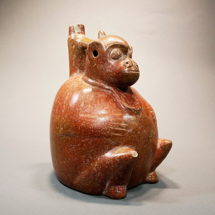 Ecuador | Chorrera Ceramic Baboon | | David Bernstein Pre-Columbian Art ...