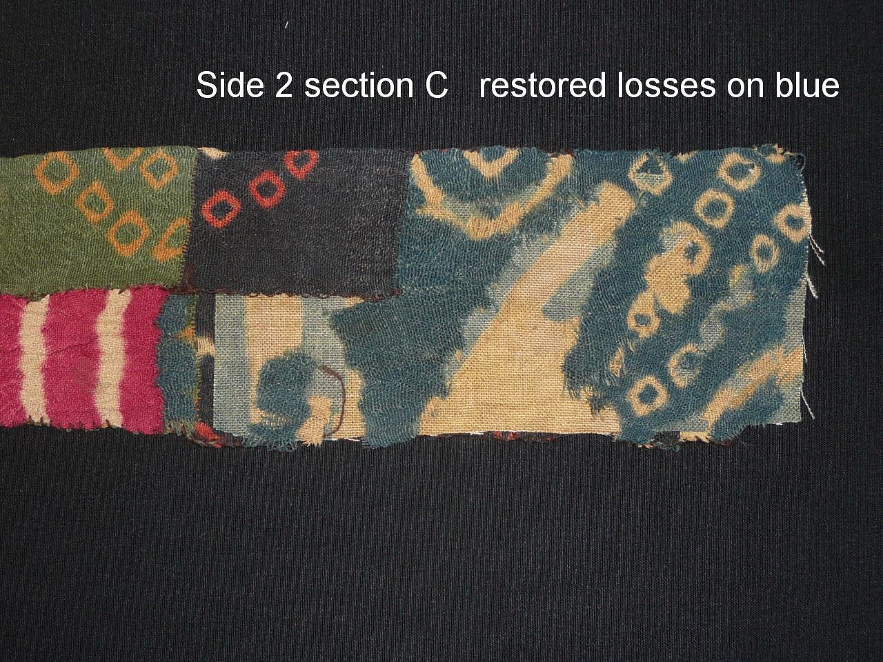 Peru | Colorful Chancay Gauze with Abstract Faces | | David Bernstein ...