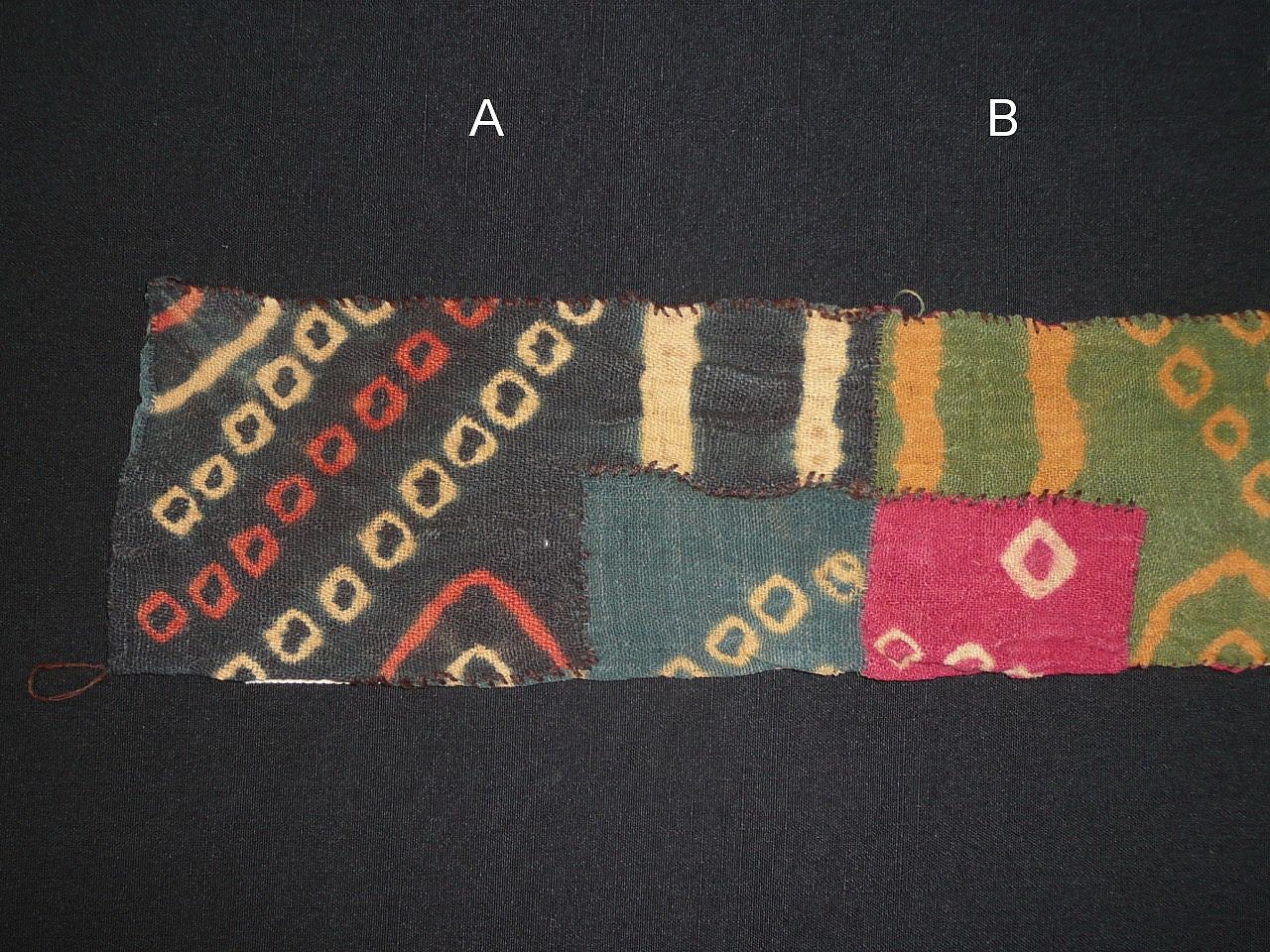 Peru | Colorful Chancay Gauze with Abstract Faces | | David Bernstein ...