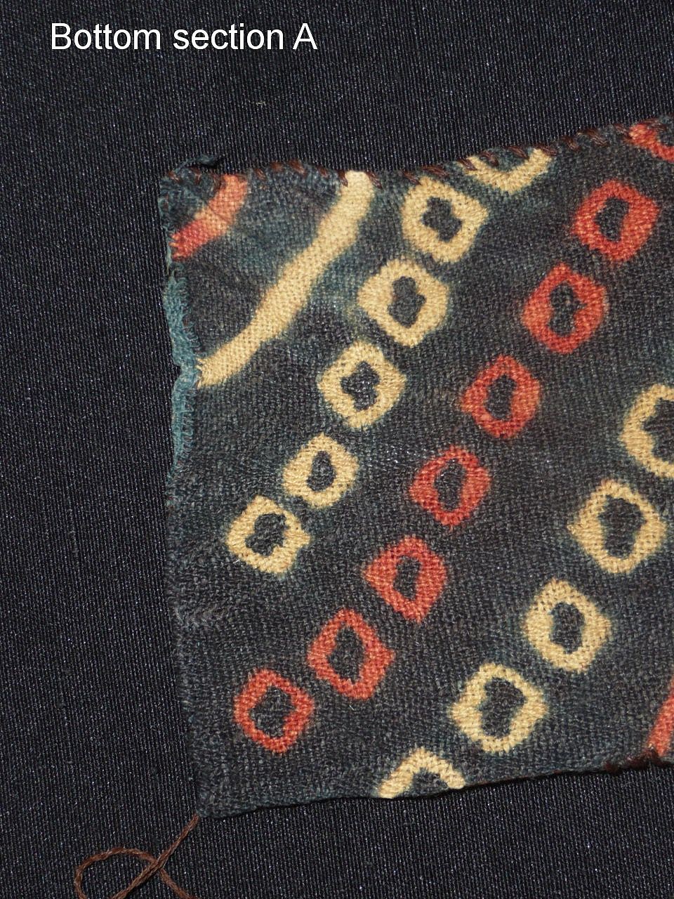 Peru | Colorful Chancay Gauze with Abstract Faces | | David Bernstein ...