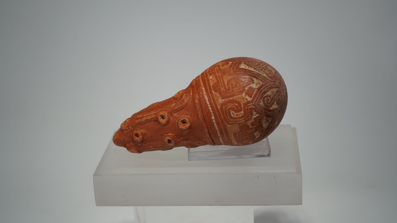 Peru | Moche Grayware Rattle Cup with the Decapitator | | David ...