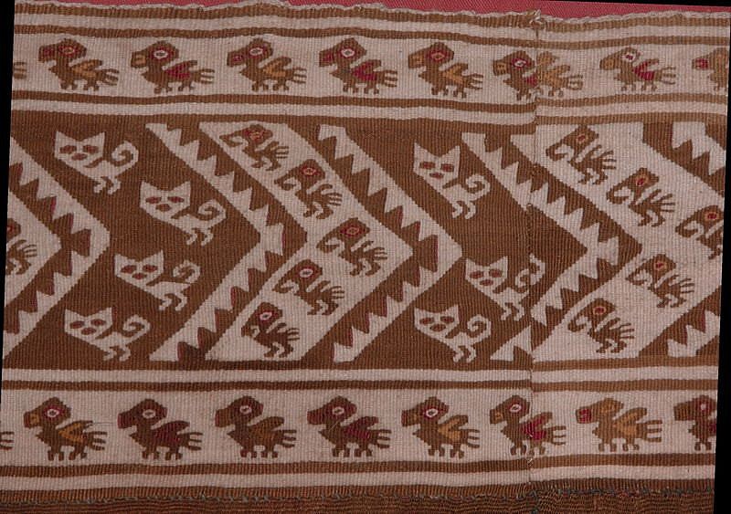 Peru | Early Nazca/Sihuas Feather Tunic With the Eight Pointed Star On ...