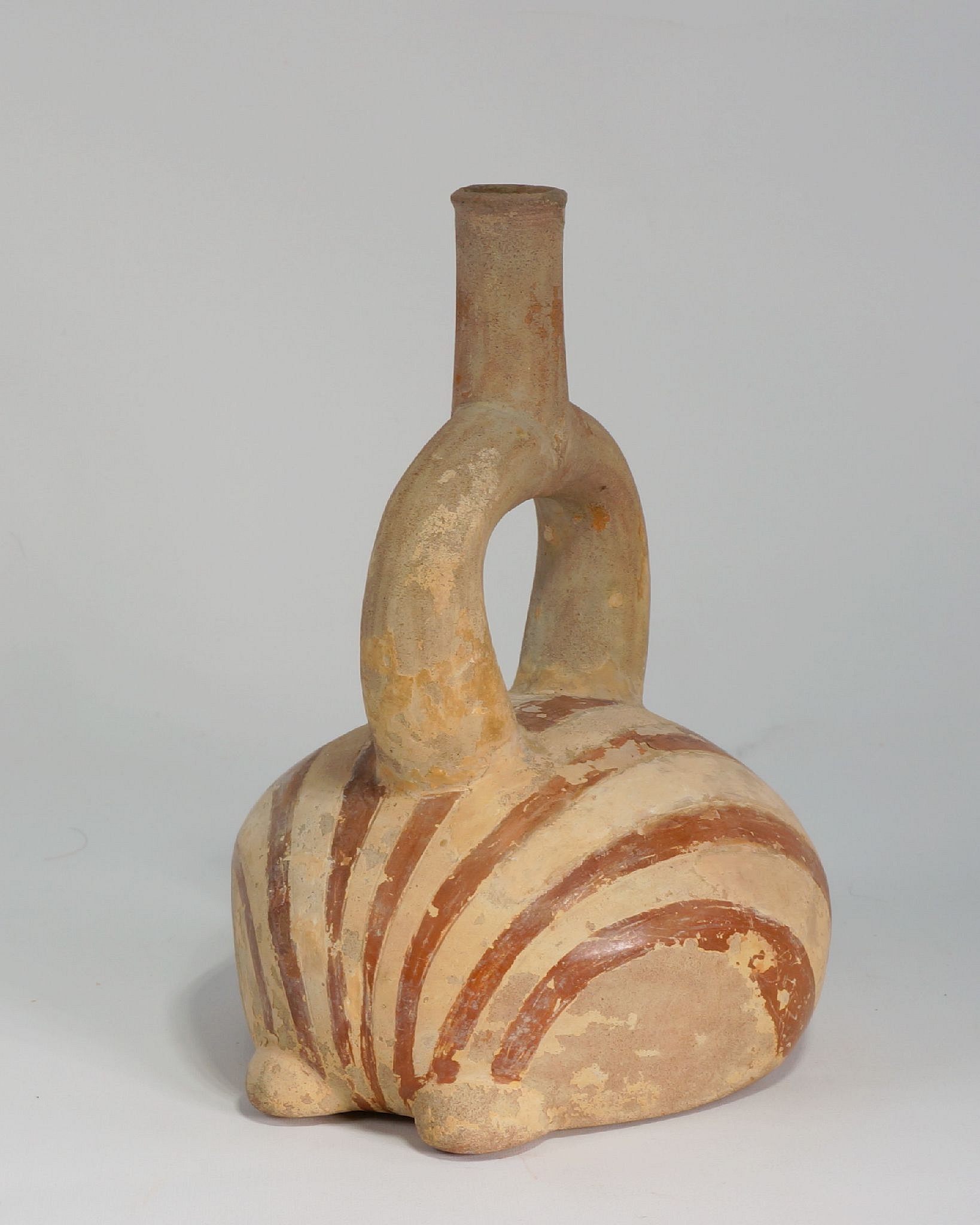 Peru | Nazca Polychrome Effigy Jar with Flute Player | | David ...