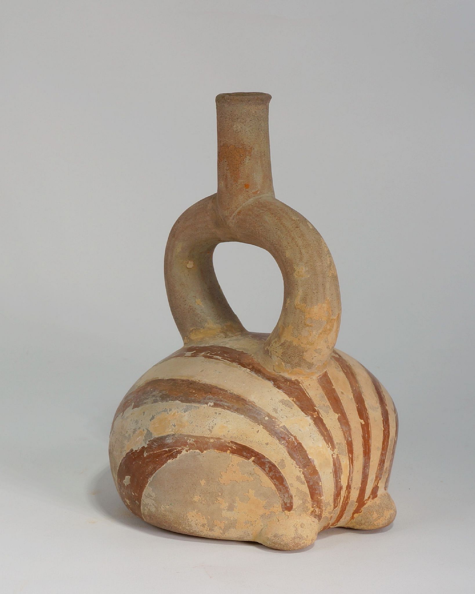 Peru | Nazca Polychrome Effigy Jar with Flute Player | | David ...