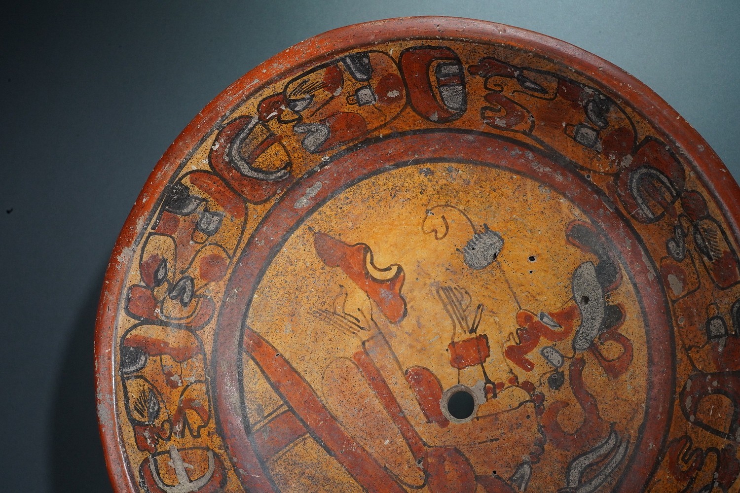 Guatemala | Mayan Tepeu 1 Style Mayan Painted Cylinder With Complex ...