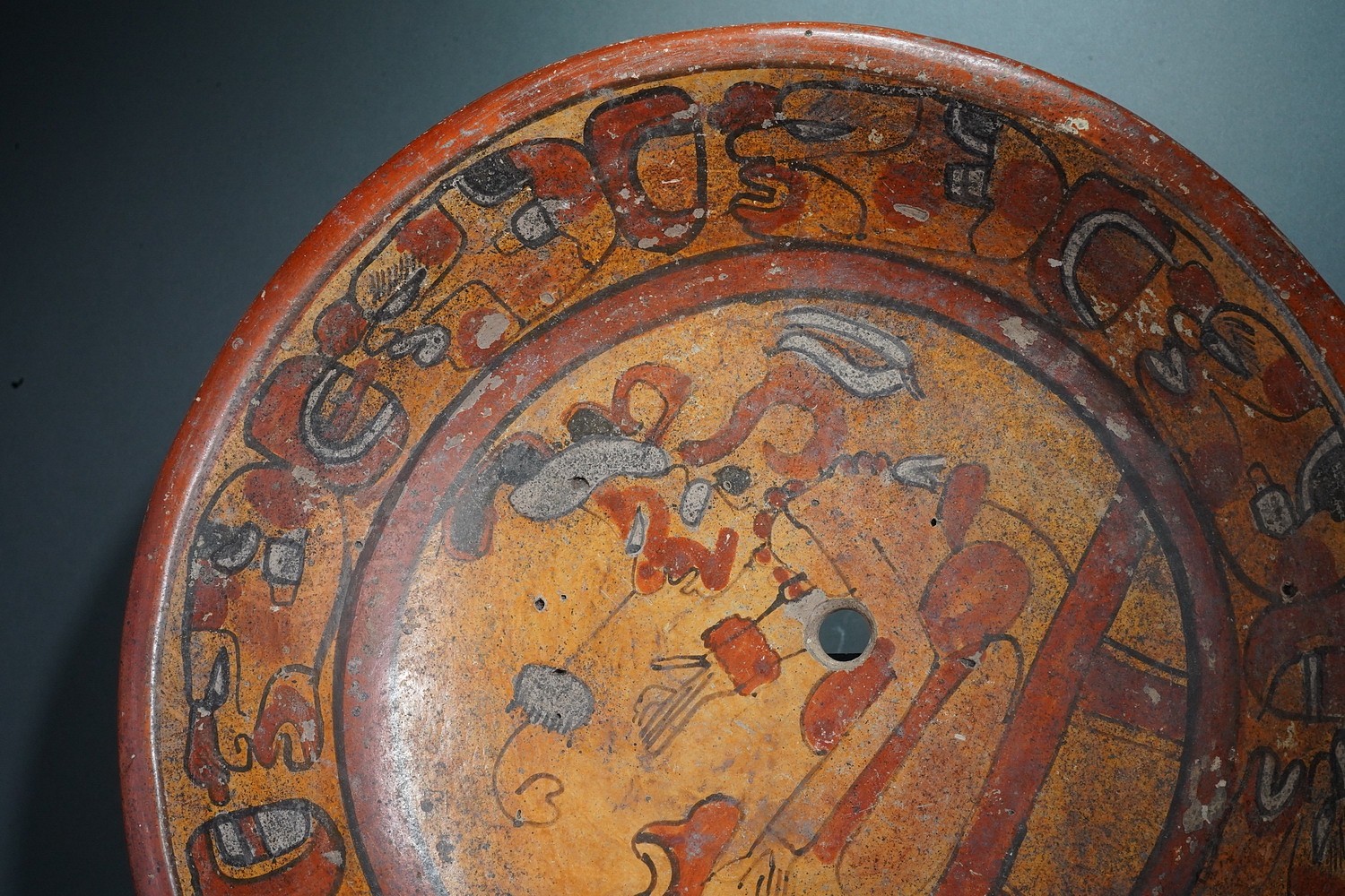 Guatemala | Mayan Tepeu 1 Style Mayan Painted Cylinder With Complex ...