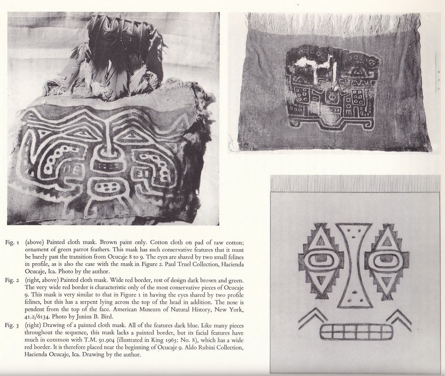 Peru | Paracas Ceramic Dish with Two Cats | | David Bernstein Pre ...