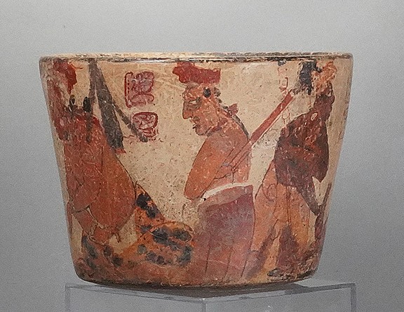 Guatemala | Mayan Tepeu 1 Style Mayan Painted Cylinder With Complex ...